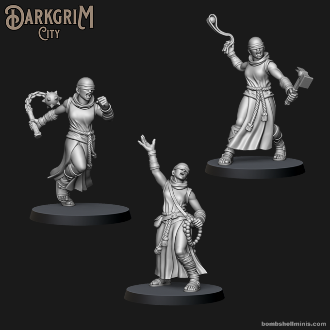 Sisters - Unarmored (3) | Bombshell Miniatures