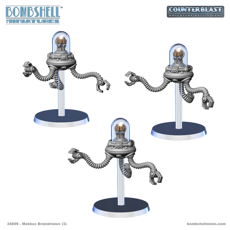 Mekkus Braindrones | Bombshell Miniatures