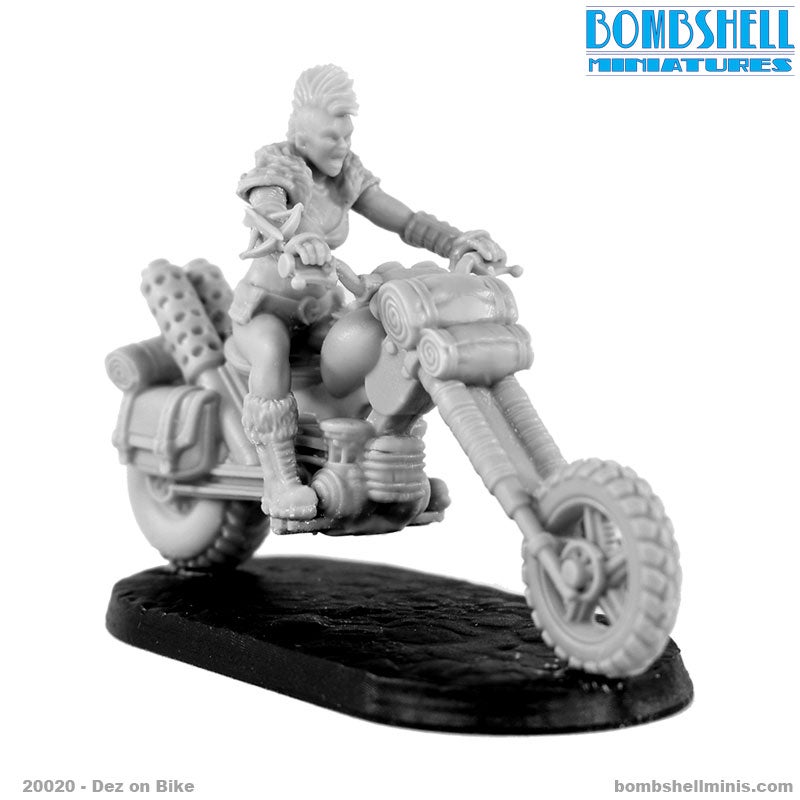 Dez on Bike | Bombshell Miniatures