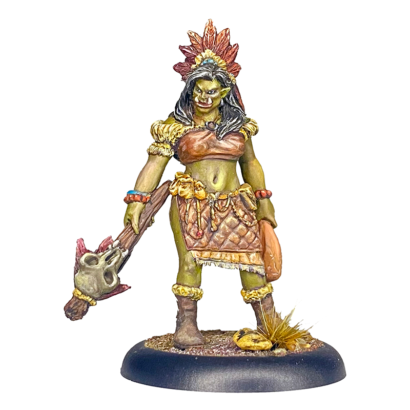 Mythga, Orc Shamaness | Bombshell Miniatures