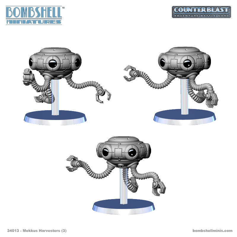 Mekkus Harvesters | Bombshell Miniatures