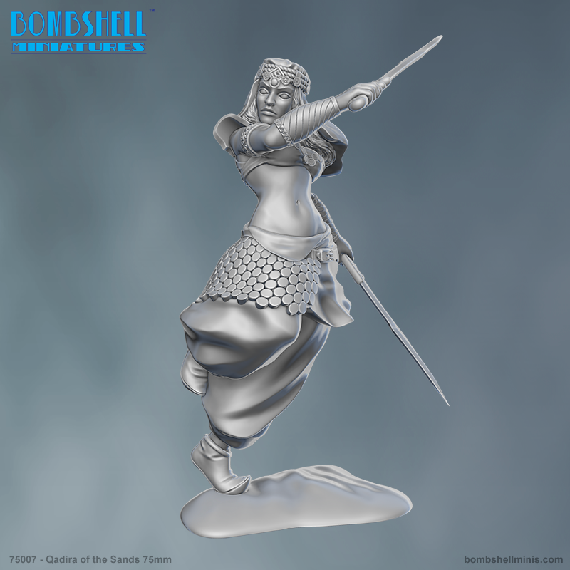 Qadira of the Sands 75 | Bombshell Miniatures