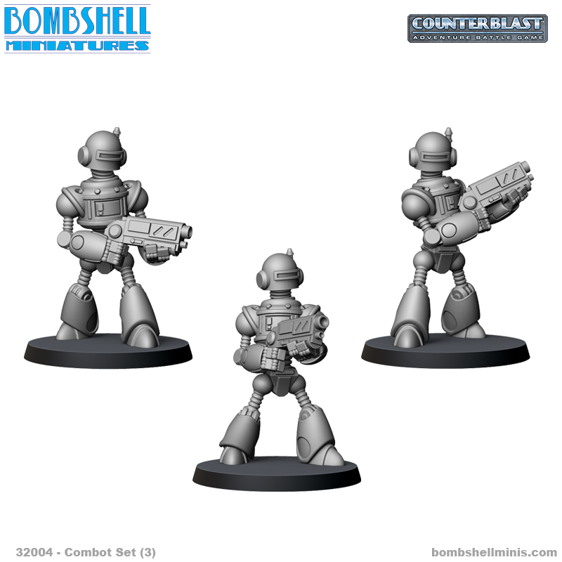 GDF ComBots (3) | Bombshell Miniatures