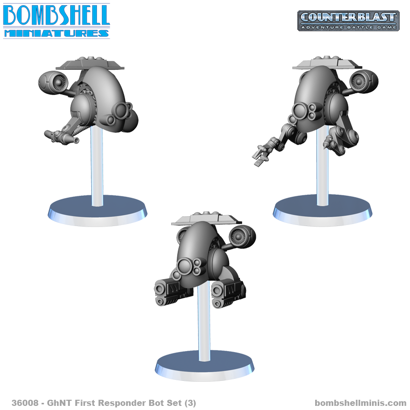GhNT First Responder Set (3) | Bombshell Miniatures