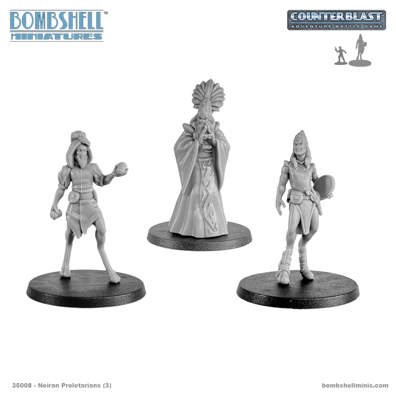 Neiran Proletarians (3) | Bombshell Miniatures