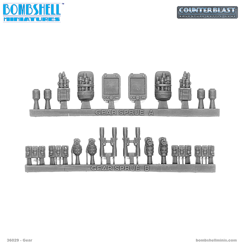 Gear - Equipment & Tools | Bombshell Miniatures